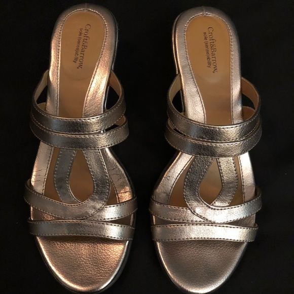 croft & barrow | Shoes | Gold Sandal | Poshmark